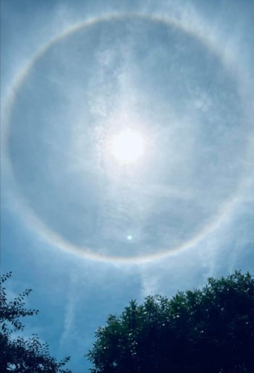 Fenomen spectaculos, vizibil pe cer, inclusiv in Ploiesti. Un halou ...