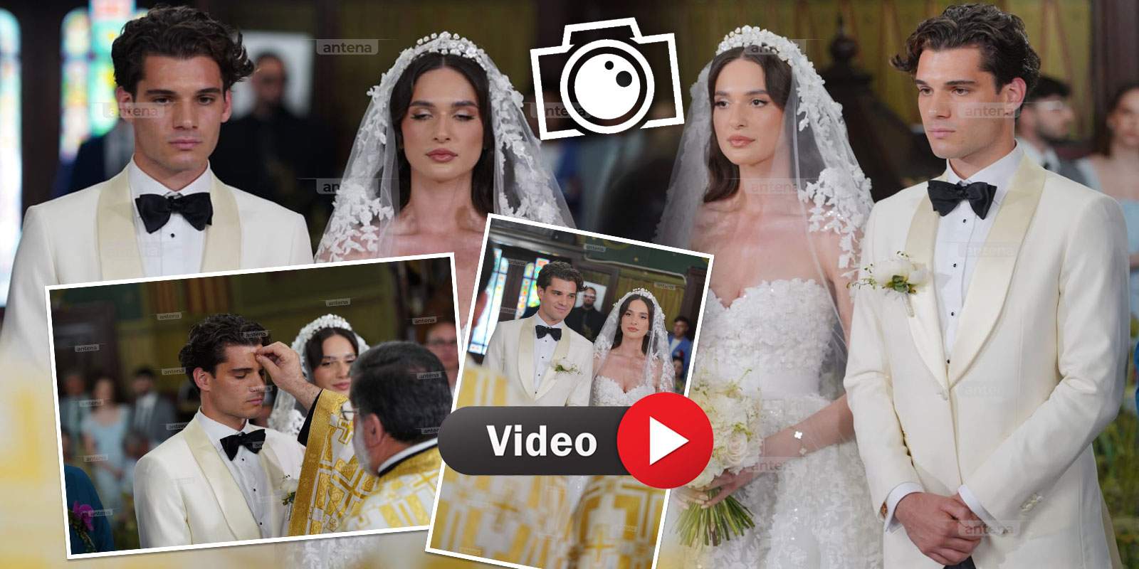 Nunta anului la Palatul Știrbey. Ianis și Elena Hagi, primele imagini ...