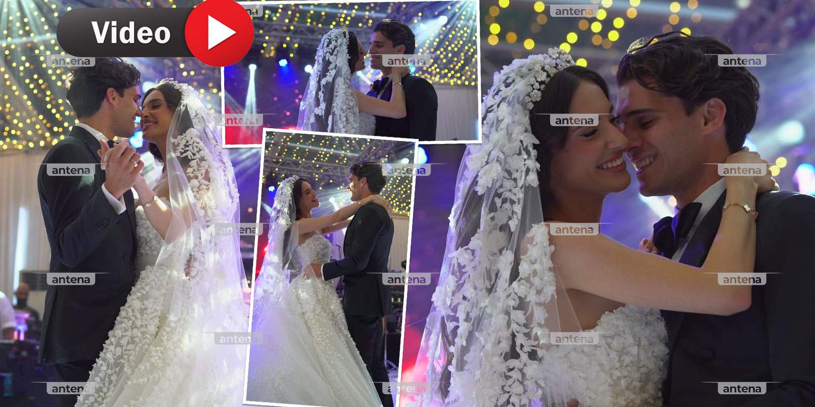 Video exclusiv cu dansul mirilor la nunta lui Ianis Hagi cu iubita lui ...