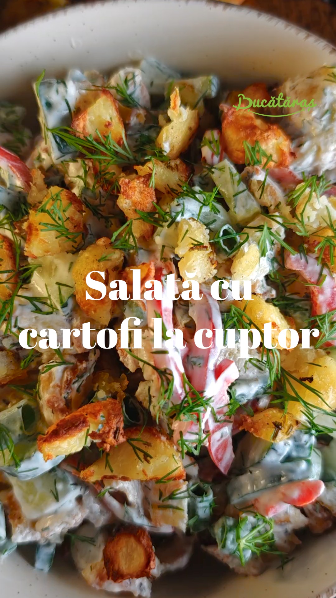 Salată cu cartofi noi la cuptor - Rețeta gustoasă și plină de savoare ...